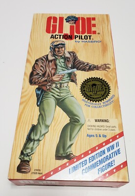 GI Joe ACTION PILOT WWII 50th anniversary limited edition NIB factory ...