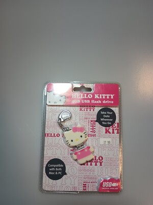 Hello Kitty 4GB USB Flash Drive Sanrio 2012 Sakar Mac & PC Compatible ...