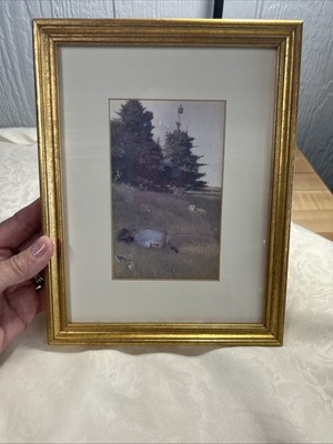 Distant Thunder, 1961 by Andrew Wyeth Art Print Wife Betsy with Dog ...