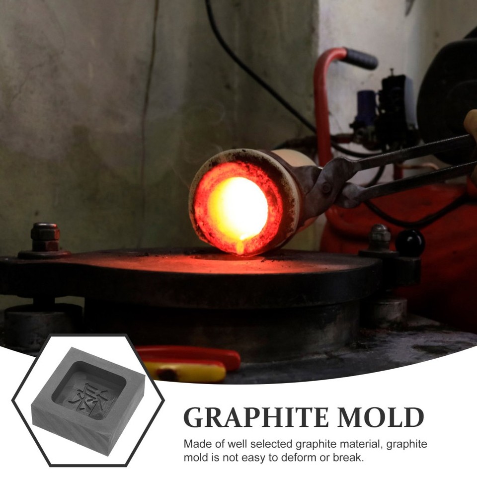 Graphite Mold Gold Silver Melting Tool Coin Casting Molds for Smelting ...