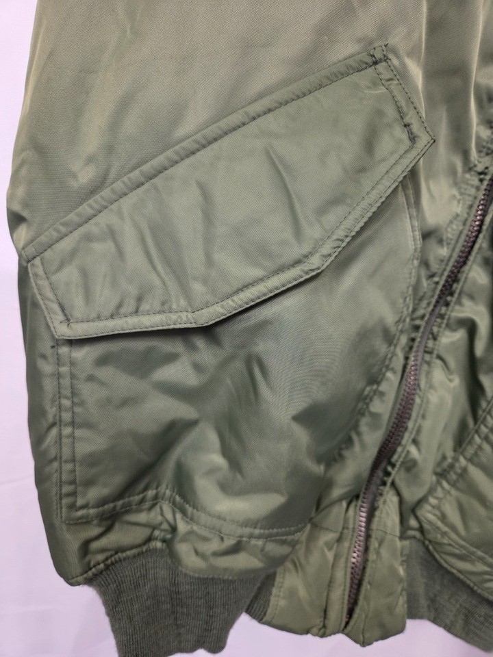 DELTA FLYERS Green Cold Weather Bomber Jacket XXL - CG H26 | eBay UK