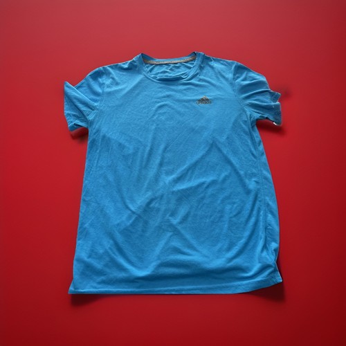 Adidas Men's T-Shirt Ultimate Tee Climate Blue LARGE (13A) | eBay