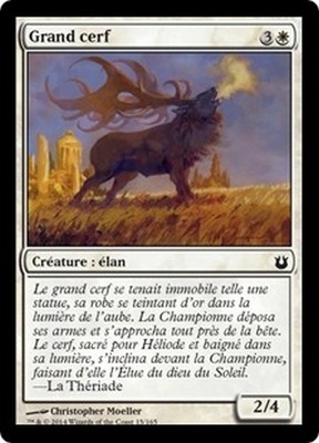 MTG Magic BNG FOIL - Great Hart/Grand cerf, French/VF | eBay