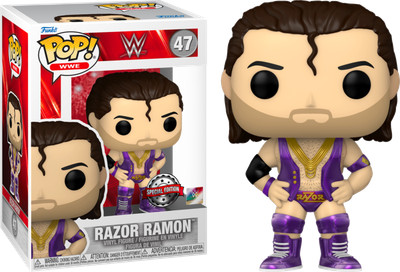 WWE - Razor Ramon Purple US Exclusive #47 Pop! Vinyl | eBay
