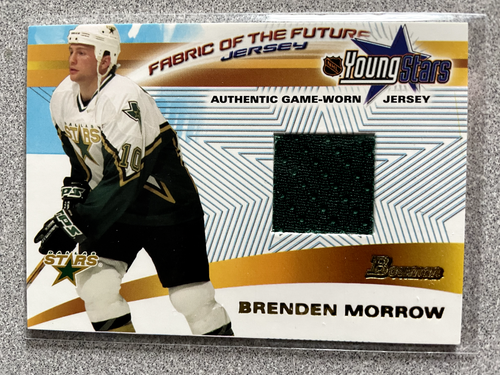 2001-02 Bowman YoungStars Brenden Morrow Fabric Of The Future Game-Worn ...