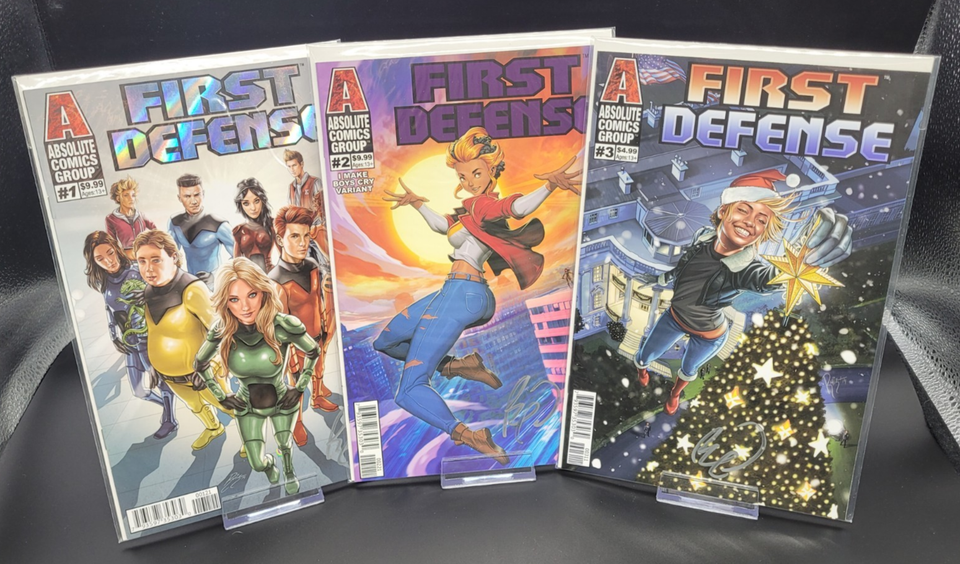 Absolute Comics Lot (28) White Widow I Make Boys Cry Katrina & More! All signed! | eBay