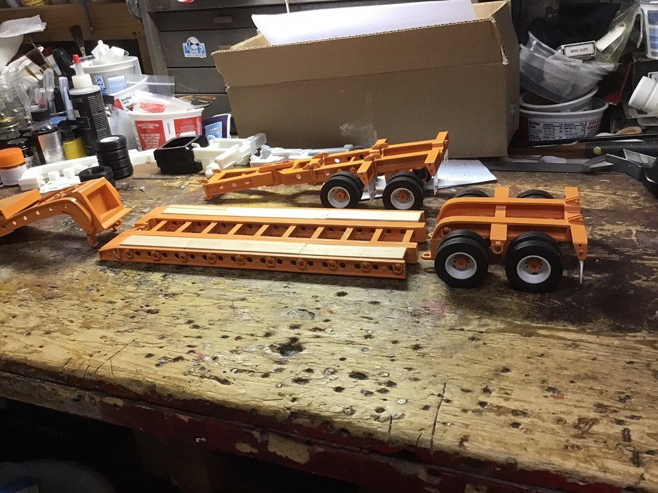 1/24-1/25 Scale LOWBOY TRAILER Model | eBay