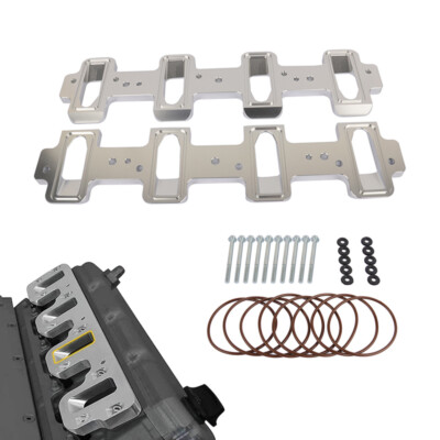 LS Cathedral Port Cylinder Head to Rectangle Port 92mm 102mm Intake ...