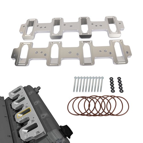 LS Cathedral Port Cylinder Head to Rectangle Port 92mm 102mm Intake ...