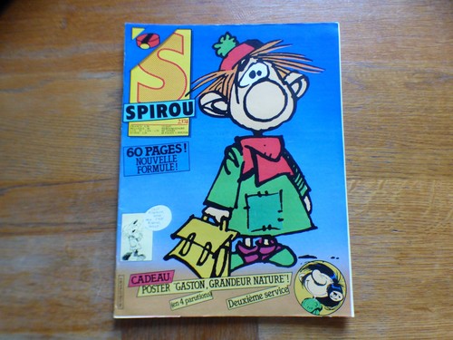 SPIROU n° 2374 POSTER GEANT GASTON LAGAFFE (2/4) COVER DODIER | eBay