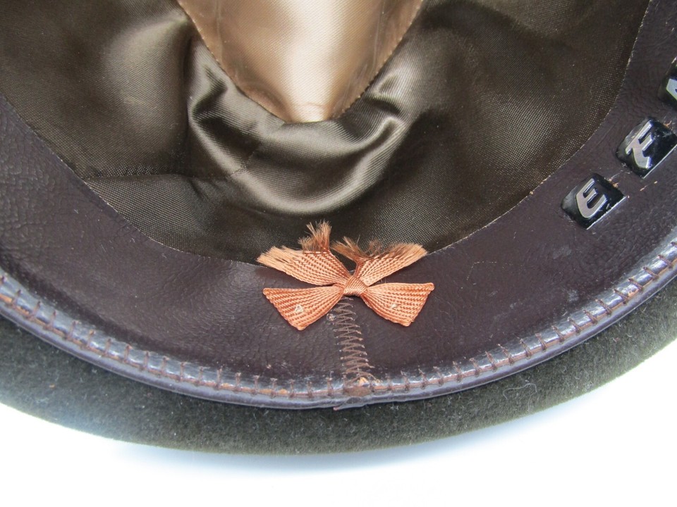 OCTOBERFEST ALPINE BAVARIAN FELT HAT W/ FEATHER 22 3/4" circumference ...