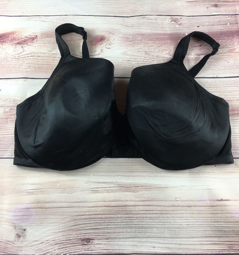 Lane Bryant Cacique Satin No Wire Full Coverage Bra Size 42F Black | eBay