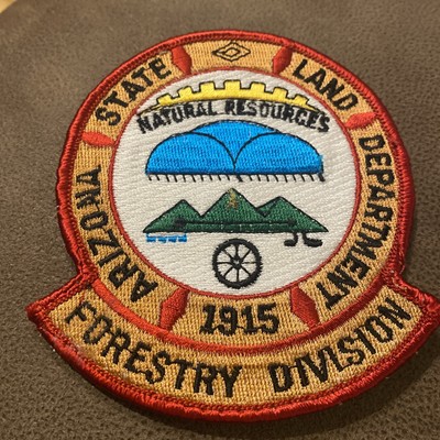 Arizona State Land Department Forestry division Natural Resources patch ...