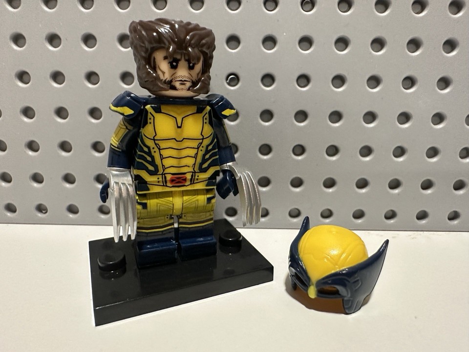 LEGO Marvel Wolverine From Deadpool And Wolverine Custom Minifigure X ...