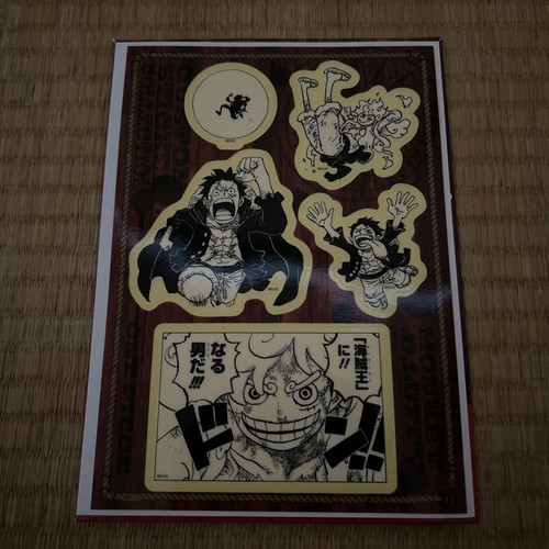 One Piece Luffy Custom Sticker Collection Anime Manga Decal Set | eBay