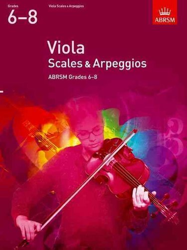 Viola Scales & Arpeggios ABRSM Grades 6-8 From 2012 9781848493575 ...