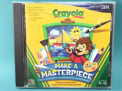 CRAYOLA - Make a Masterpiece (CD-ROM 1998 IBM) | eBay