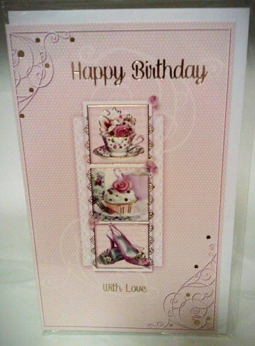 Birthday Greeting Card, Cello Wrapped, Post Office Preferred Size ...