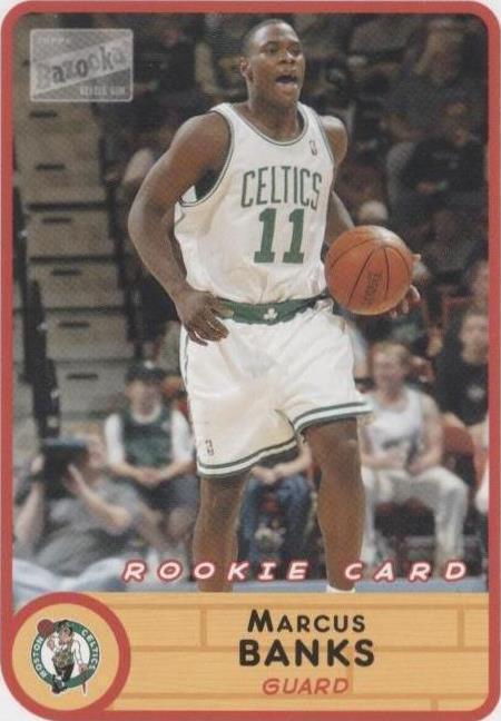 2003-04 Bazooka - Marcus Banks #227 White Jersey (RC) for sale online ...
