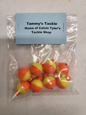 Tammy's Tackle 3/4 Inch Snap-On Floats Pack of 8 | eBay