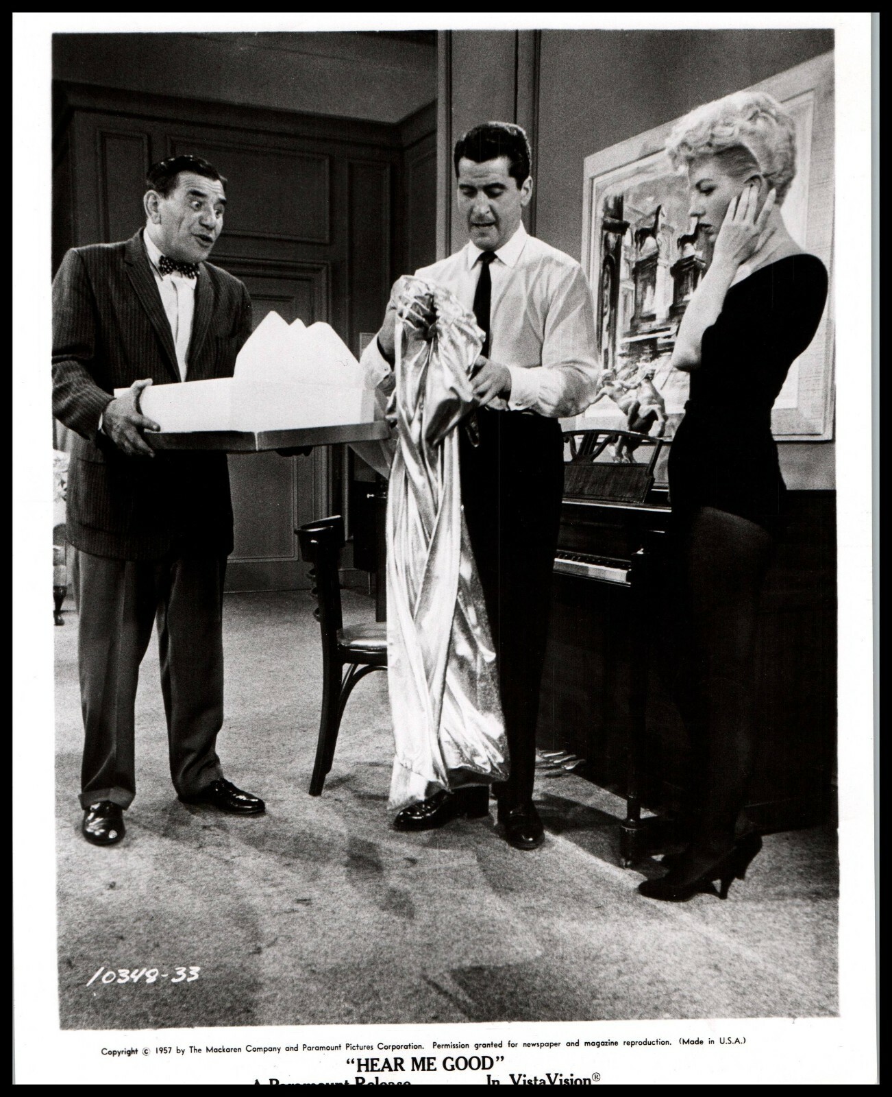 Hal March + Joe E. Ross + Jean Willes in Hear Me Good (1957) ORIGINAL ...