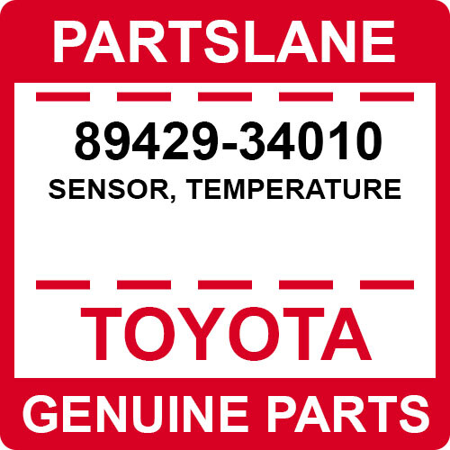 OEM Toyota 8942934010 Sensor Temperature 89429-34010 for sale online | eBay