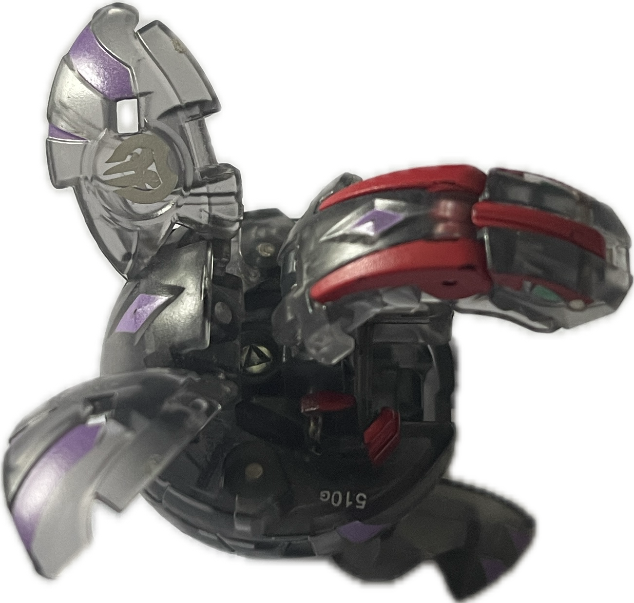 Bakugan Alpha Hydranoid 510G Figure Toy New Vestroia Translucent Darkus ...