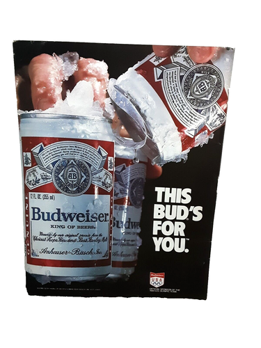 1984 Budweiser Beer This Buds For You Olympic Sponsor Original Print Ad ...