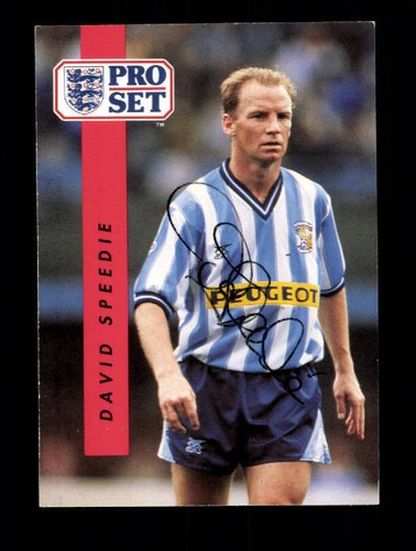 David Speedie Coventry City Pro Set Card Original Signiert+ A 105933 ...