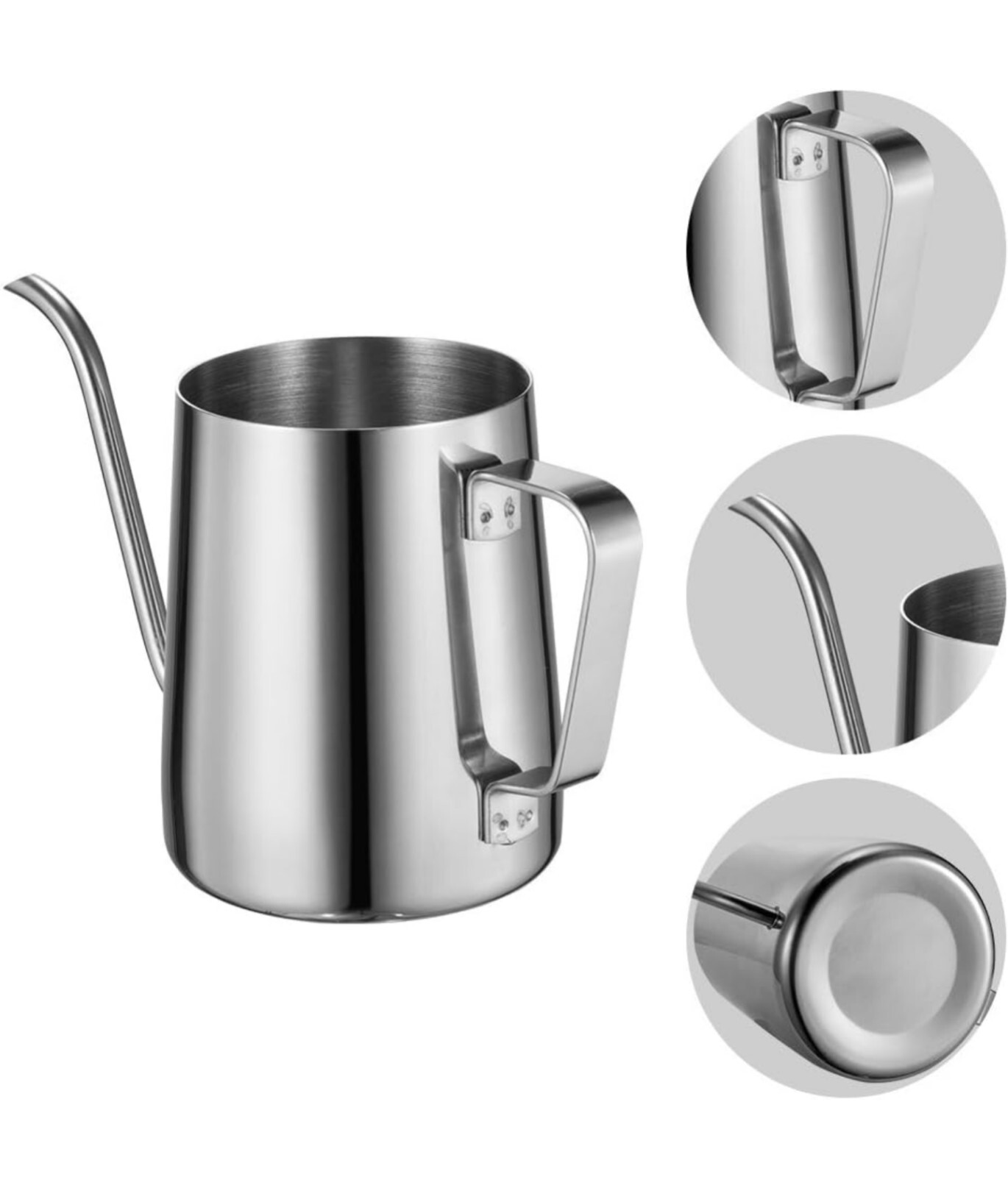 Long Narrow Spout Coffee Pot Small Fine Stainless Pour Over Drip Coffee ...