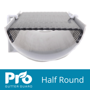 Pro Gutter Guard - HALF ROUND 112mm - Leaf Guards - Gutter Guards - Gutter Brush | eBay