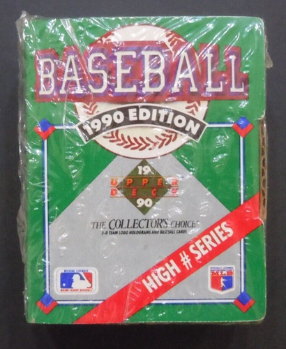 1990 Upper Deck Baseball Cards High Number Series Factory Sealed Box ...