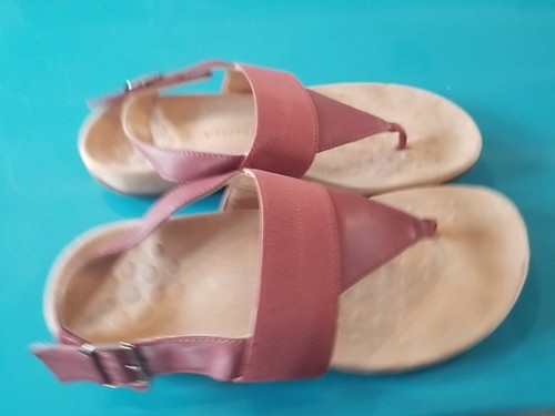 Vionic Sandals Adjustable T-Strap Danita Mauve Size 8.5 | eBay