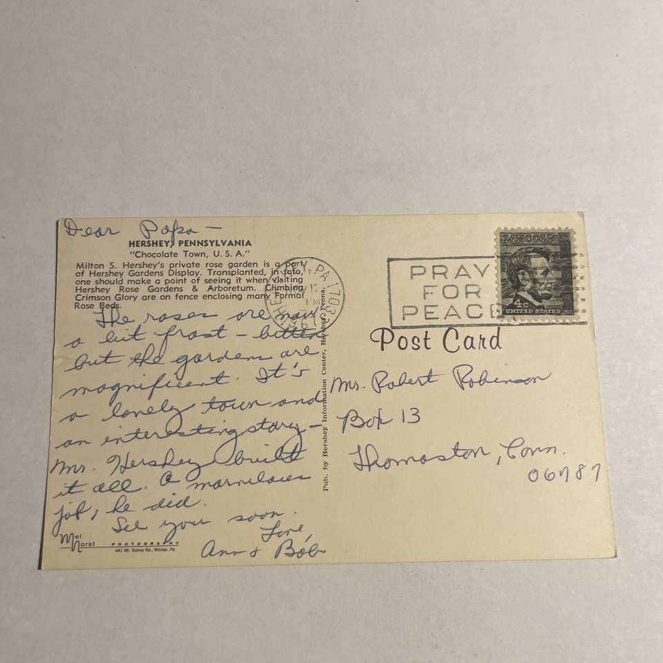 Hershey Rose Garden Terraces Hershey, Pennsylvania Postcard PA | eBay