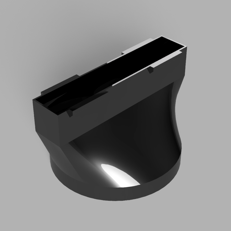 EcoFlow Wave 2 & 3 Window Duct Adapter - 5" Exhaust / 6" Intake (Square ...