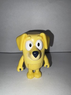 Bluey Family & Friends Action Figure Neighbor Dog LUCKY'S DAD Yellow ...