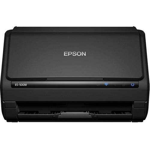 Epson ES-500W Wireless Duplex Scanner w/ AC Adapter & USB Cable ...