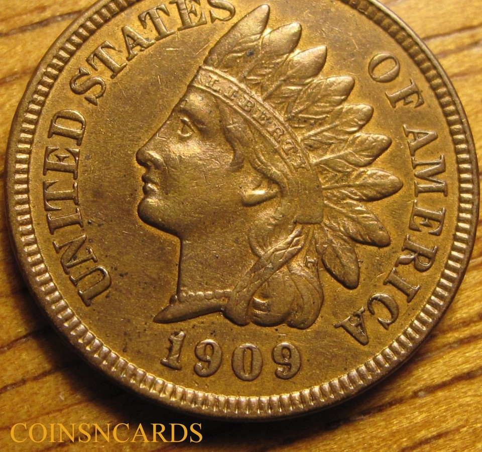 1909-S Indian Head Cent Choice Uncirculated All 4 Diamonds Key Monster ...