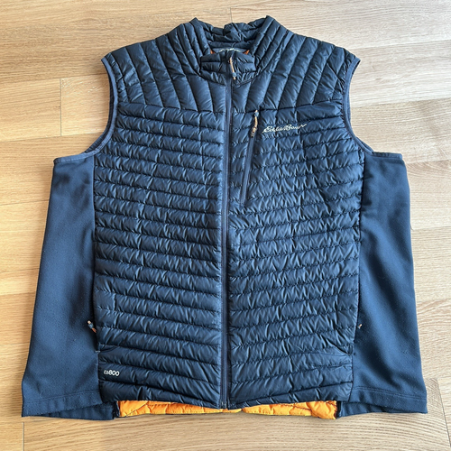Eddie Bauer Mens Puffer Vest Black XXL EB800 First Ascent Quantum Black ...