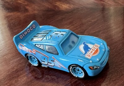Disney Pixar Cars Lightning McQueen Dinoco Blue #95 | eBay