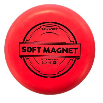 DISC GOLF DISCRAFT PUTTER LINE SOFT MAGNET PUTTER 170-172g PINK W ...
