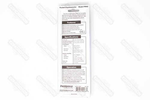 Fieldpiece PRH2 - Digital Pocket Psychrometer 872641002664| eBay