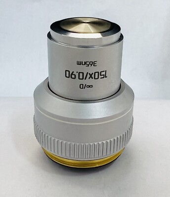 Leica 150X/0.90 UV Microscope Objective Lens M32 / 365nm Ultra Violet ...