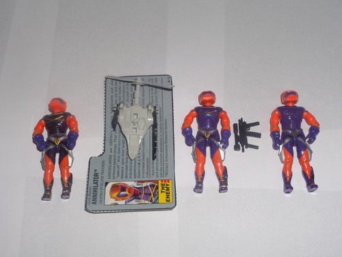 1989 GI JOE ARAH ANNIHILATOR FIGURE 100% COMPLETE W/FILE CARD-COBRA ...
