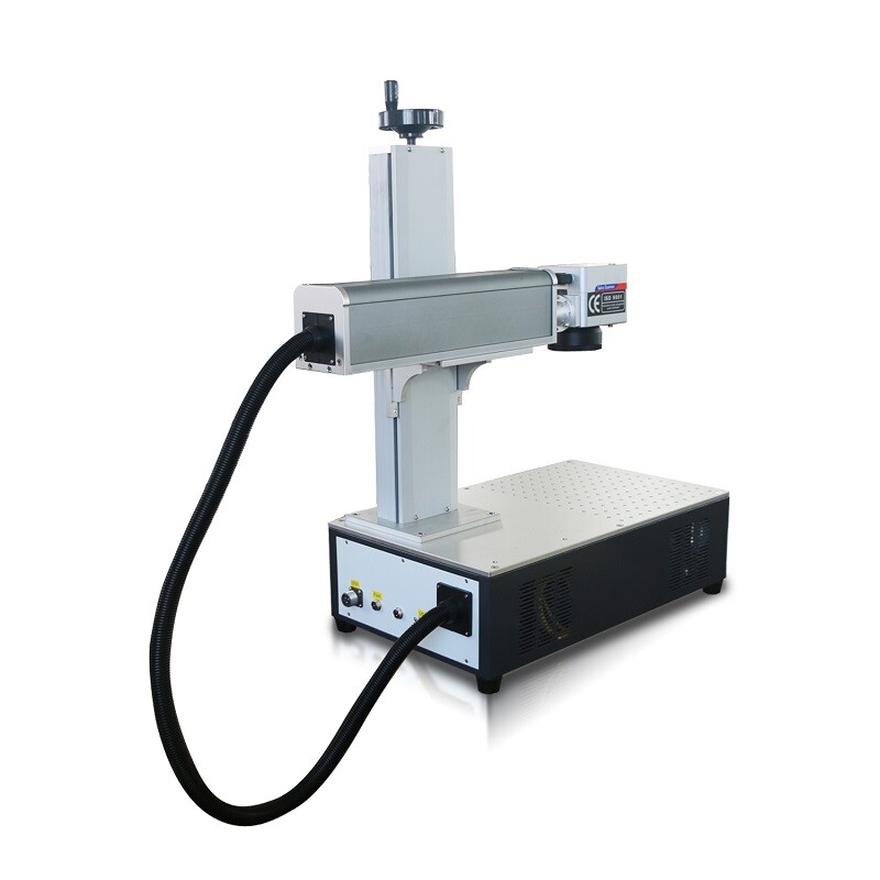 Table 20W 30W 50W Raycus Fiber Laser Marking Machine For Metal Plastic ...