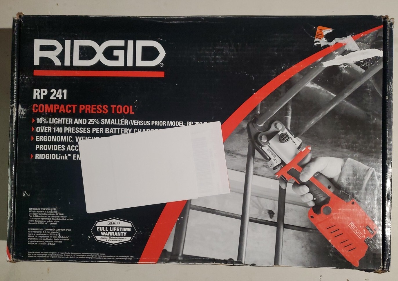 RIDGID RP 241 12V Press Tool Kit for sale online | eBay