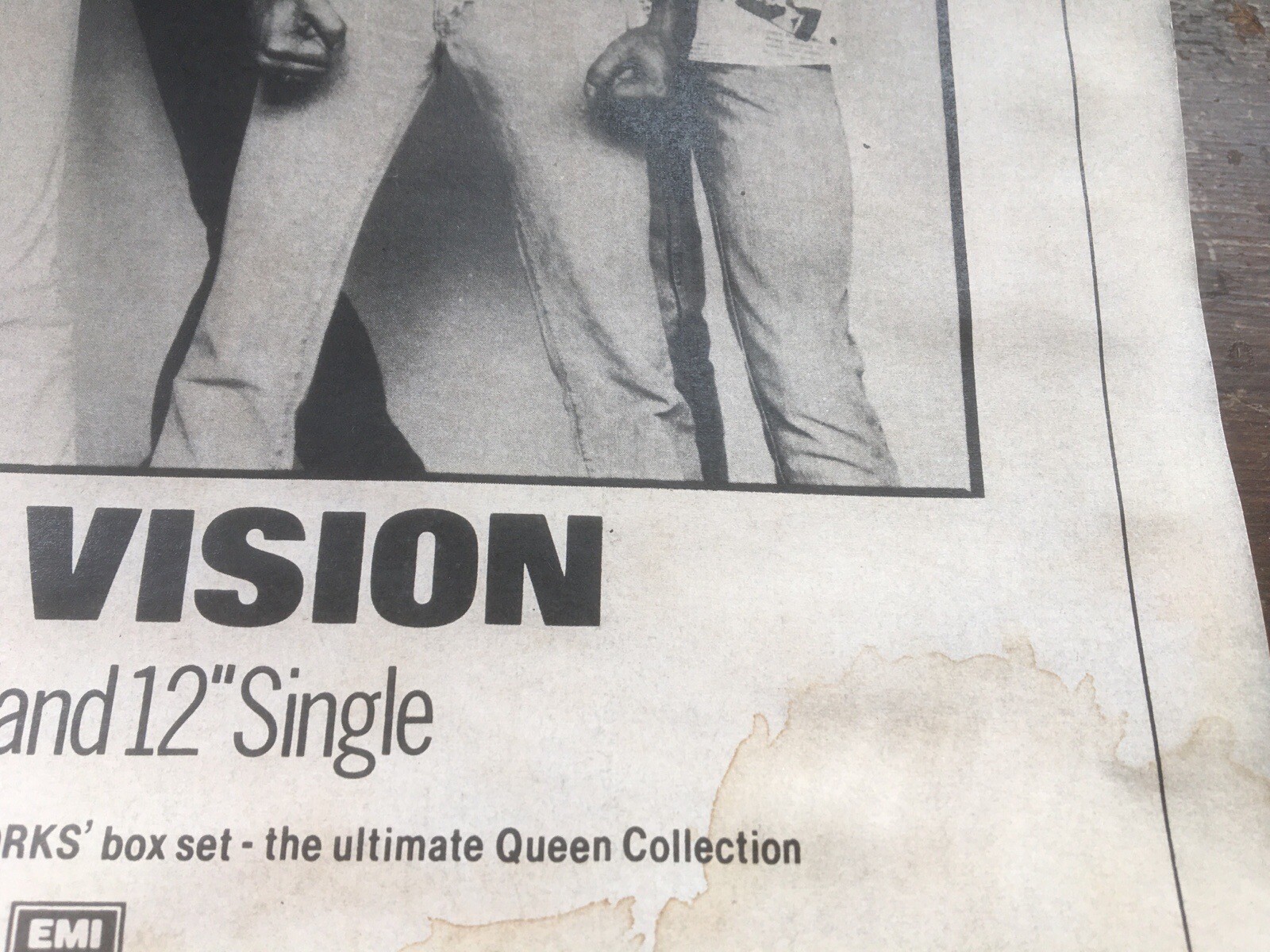 Retro 1985 Queen Advertisement One Vision | eBay