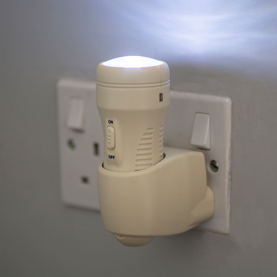 3-in-1 LED Power Failure Emergency Torch & Night Light | eBay UK