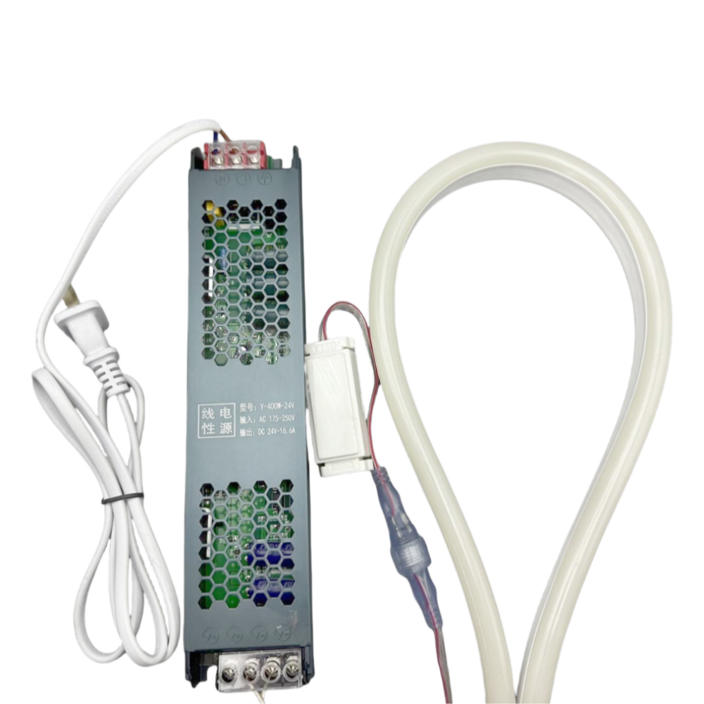 65ft 110V-24V RGB Waterproof LED Neon Rope Strip Light In/Outdoor ...