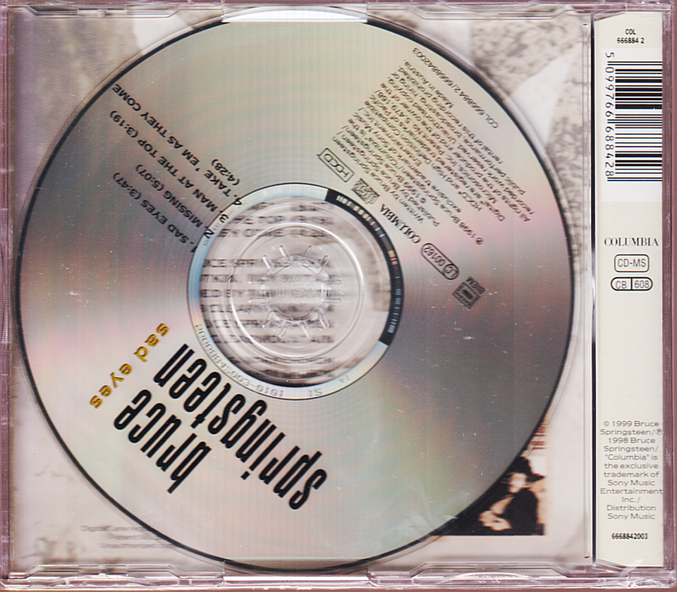 Bruce Springsteen: Sad Eyes [CD Single] *New and Sealed CD* | eBay